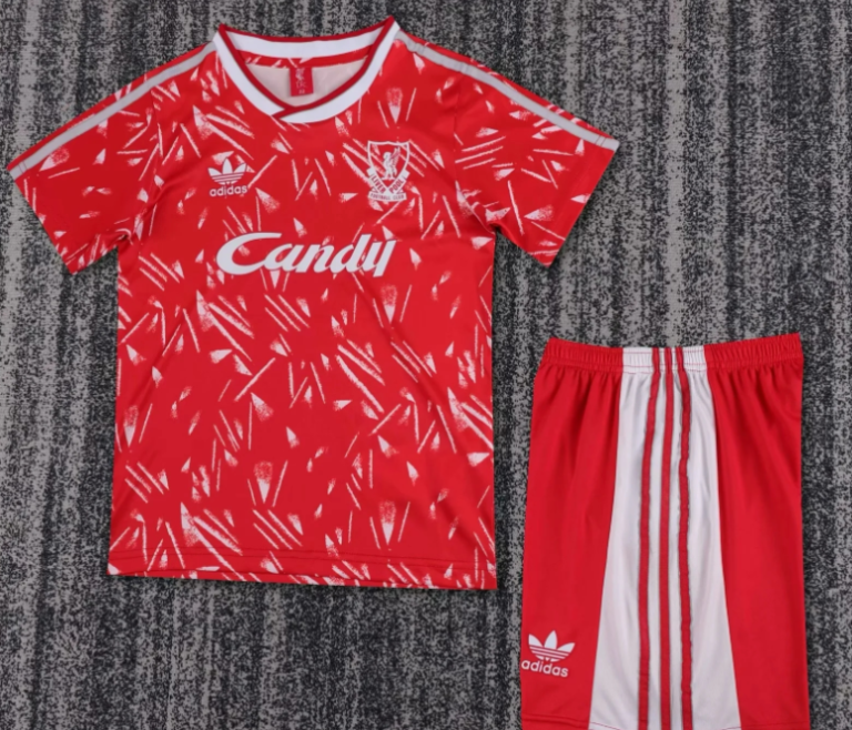 Kids Liverpool 89/91 Home Kit - Bargain Football Shirts